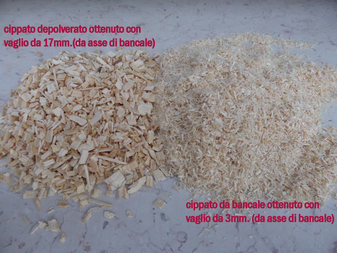 Cippato di legno, ramaglie,cippomix, triti vari ed eventuali... fatti ...